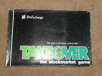 Takeover Board Game Toronto Stock Exchange 1984 COMPLETE | eBay