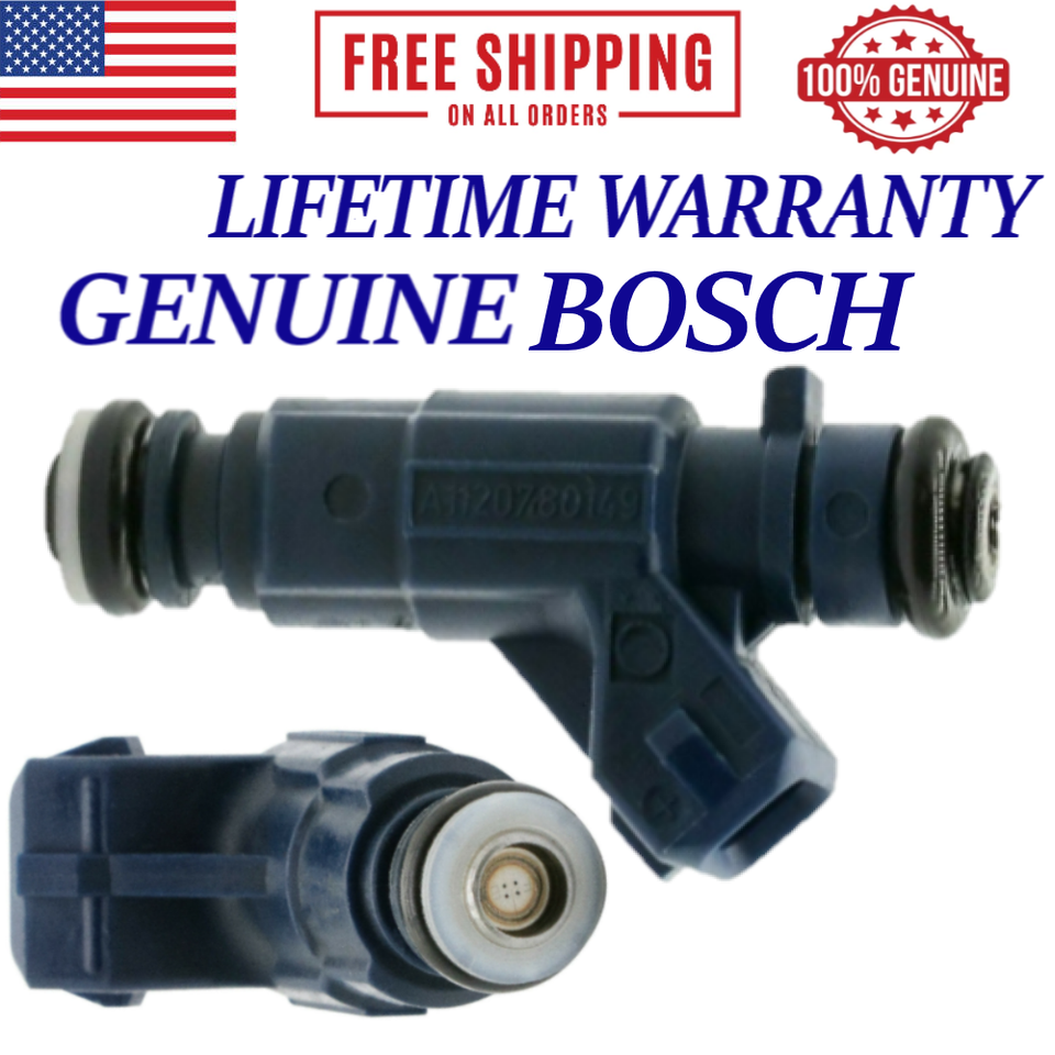 OEM BOSCH Single Unit Fuel Injector For 2001-2005 Mercedes Benz C240 2 ...