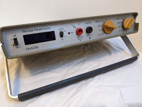 Rare Vintage Sinclair DM235 Multimeter including Service and User ...