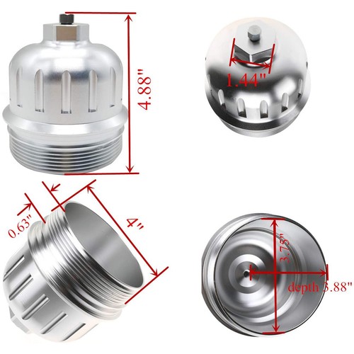 Billet Fuel Filter Housing For 2017-2020 GM 6.6L L5P for Duramax Diesel ...