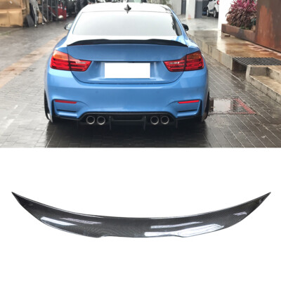 Carbon Fiber For 14-19 BMW F30 F80 F82 F83 M4 PSM Style Rear Trunk Wing ...