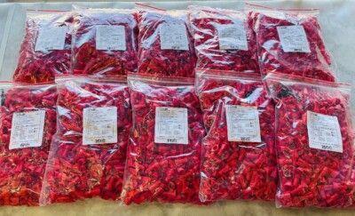 Pack of 10 RED Wire Connectors. Wire Twist Connectors, Screw Nuts ...