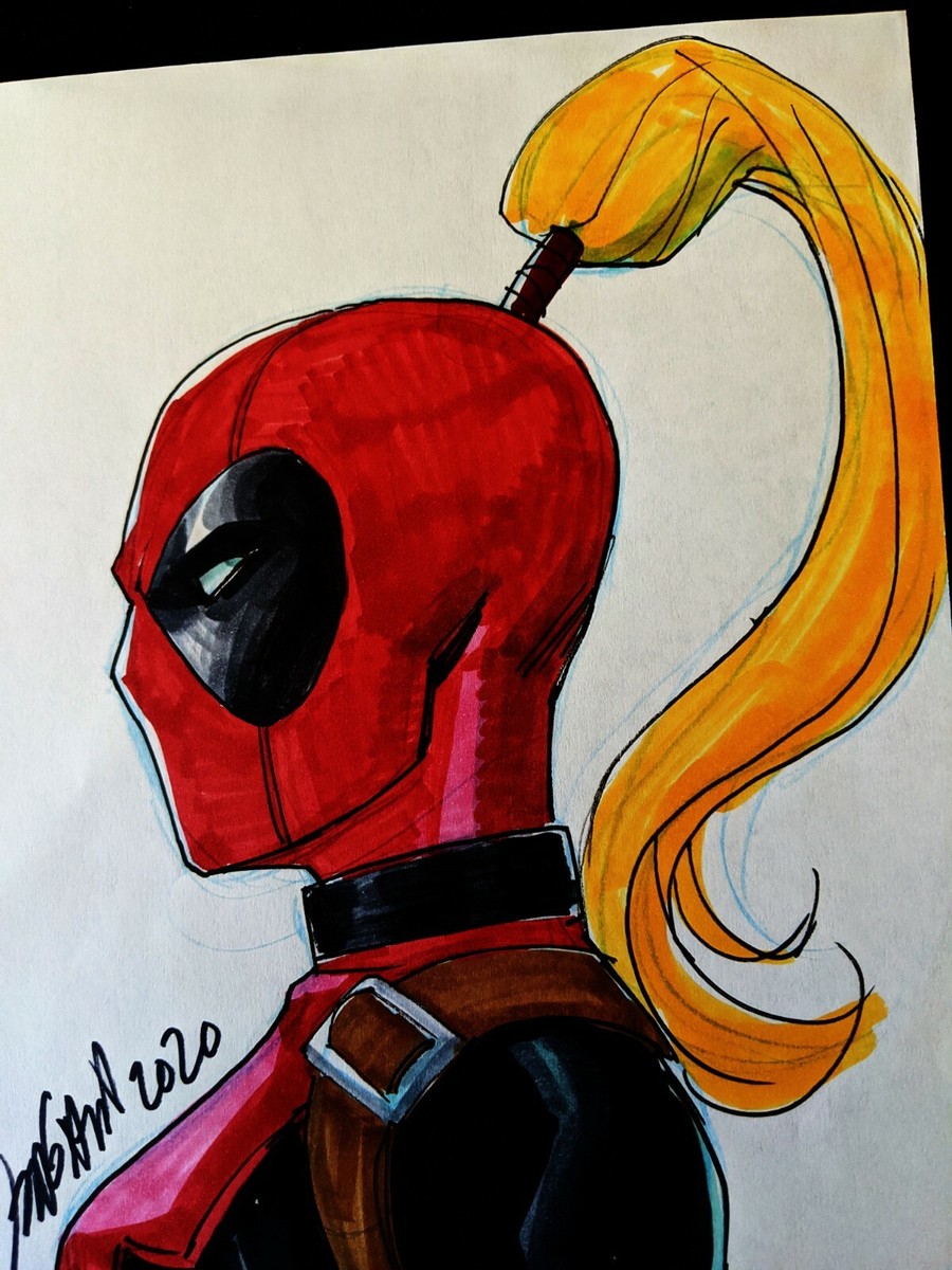 Lady Deadpool Drawing
