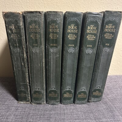 MY BOOK HOUSE -6 Volumes In The Nursery 1925 Complete Set Antique ...