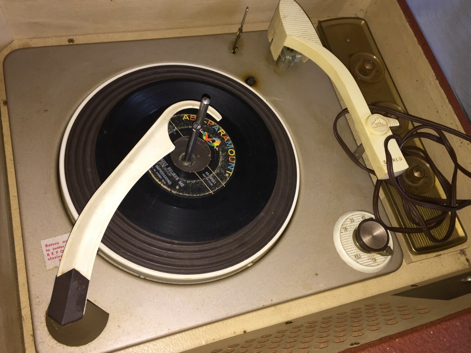 VINTAGE RCA VICTOR DUAL AMPLIFIER STEREO-ORTHOPHONIC HIGH FIDELITY ...