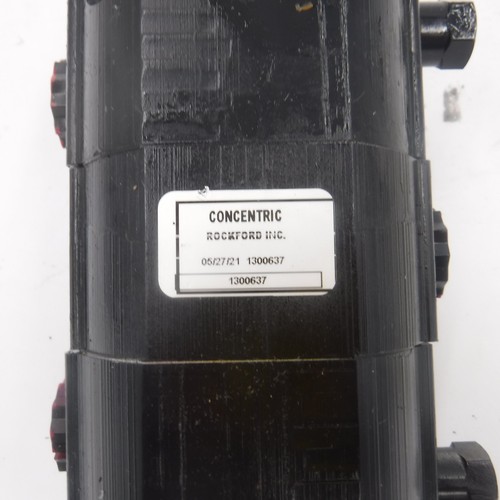 Concentric 1300637 Rotary Flow Divider 2 Section 0.52 cu in/rev 7/8-14 ...