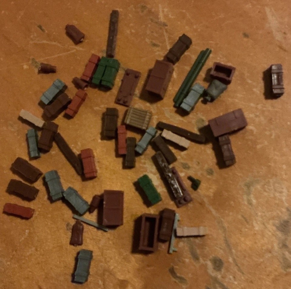 Lot Of N Scale Crates And Bags, Different Styles And Sizes | eBay