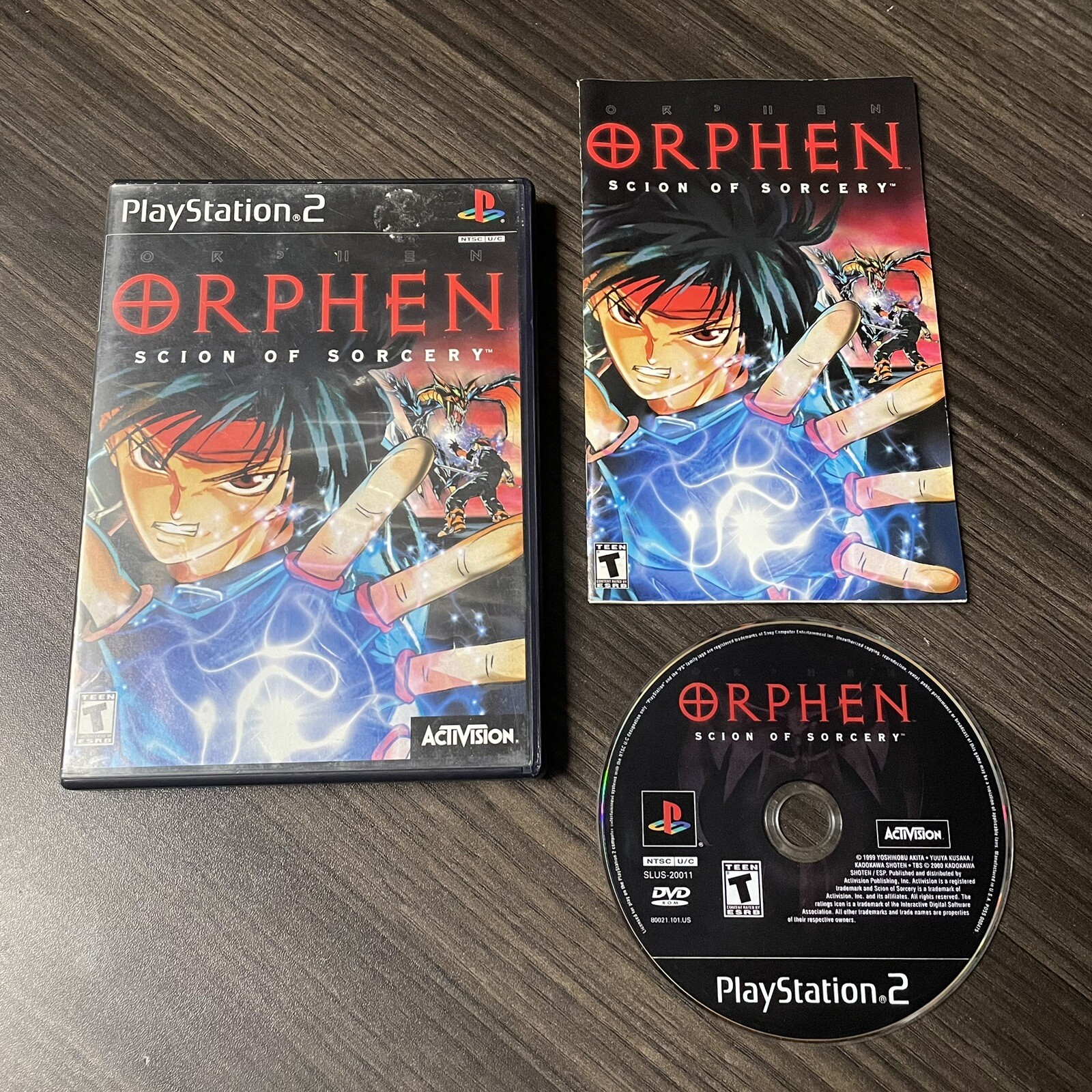 Orphen: Scion of Sorcery PlayStation 2 PS2 COMPLETE Disc+Case+Manual ...