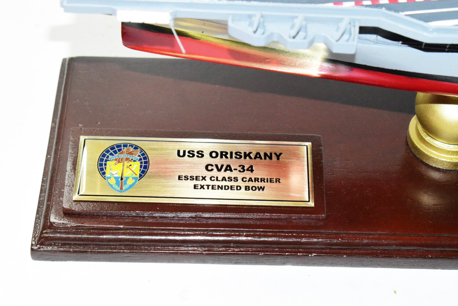 USS Oriskany CVA-34 Aircraft Carrier Model,Navy,Scale Model,Mahogany ...