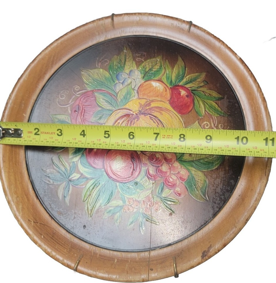 Vintage Robinhood Ware Serving Tray/ Wall Hanger Hand Painted Wooden ...