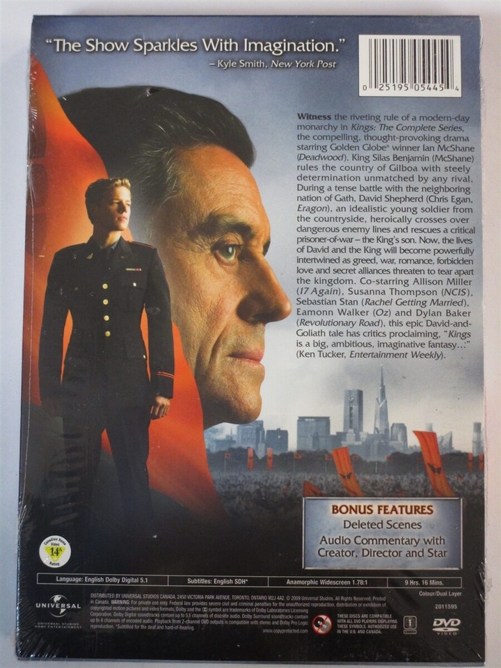 DVD Kings The Complete Series 3 disc Set Widescreen NEW SEALED ...