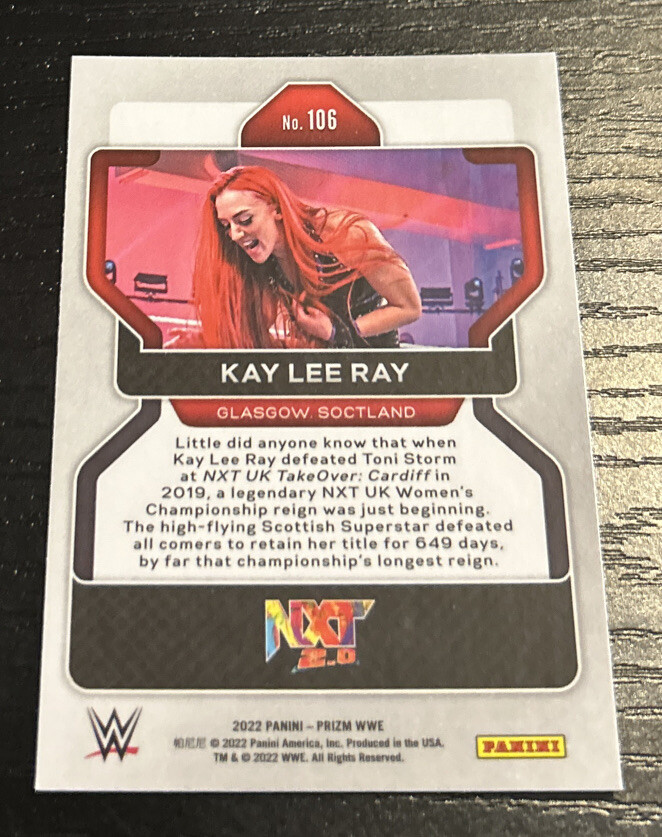 2022 Panini Prizm WWE Kay Lee Ray | eBay