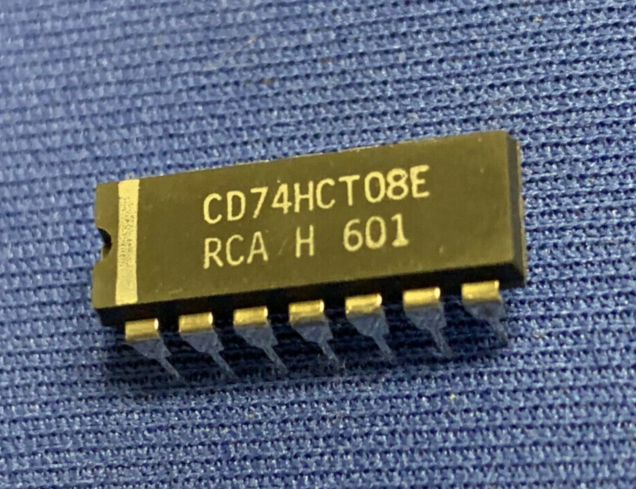 CD74HCT08E RCA 74HCT08 14-PIN DIP RARE VINTAGE NEW LAST ONES QTY-1 | eBay
