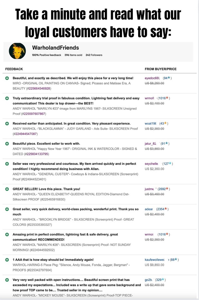 ANDY WARHOL "Mao" #92 -Screenprint- Museum Quality- Mao Zedong 36x36 ...