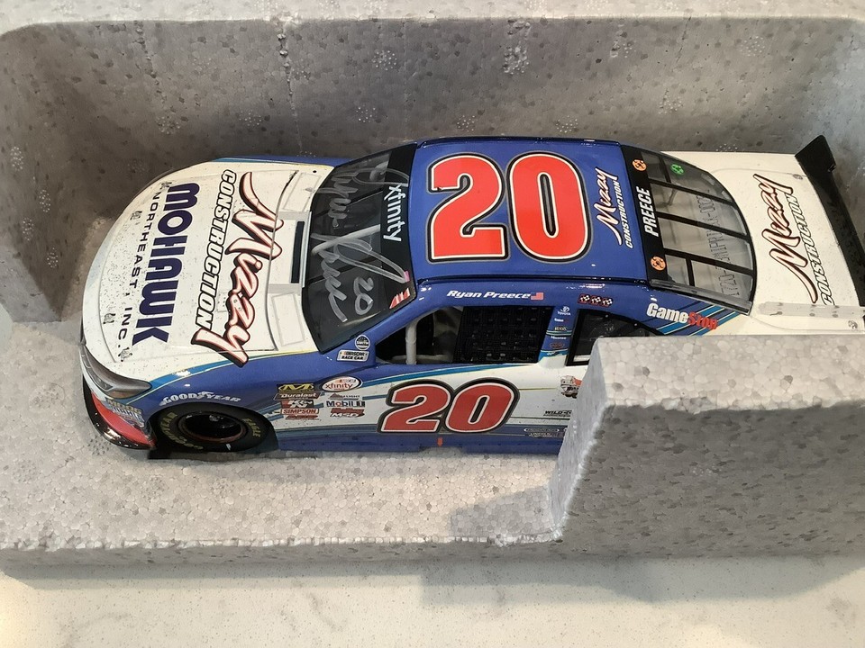 RYAN PREECE AUTOGRAPHED 2017 TOYOTA CAMRY MOHAWK IOWA RACE WIN DIECAST ...