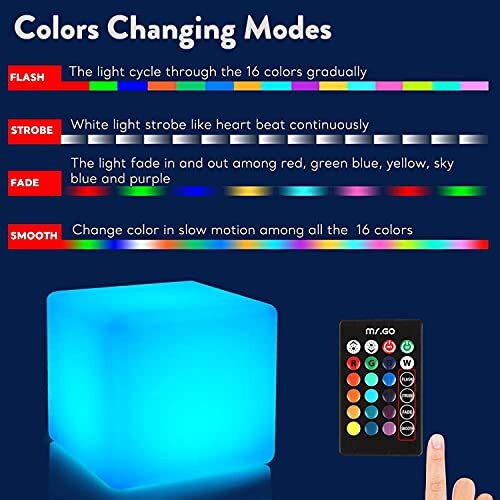 4inch Dimmable Led Night Light Mood Lamp For Kids And Adults 16 Rgb ...