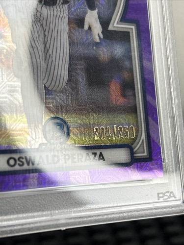2023 Bowman - Rookie of the Year Favorites Oswald Peraza #ROYF-13 ...
