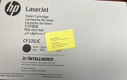 HP CF226JC Black LaserJet Toner Cartridge - NEW! | eBay