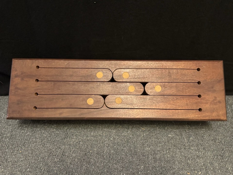 Vintage Wooden Slit Tongue Log Drum Percussion 6 Key Note Instrument ...
