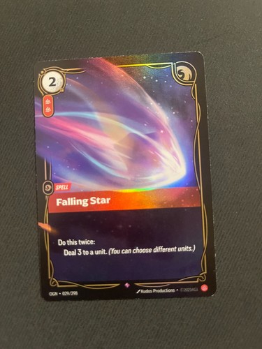 Falling Star 029/298 - Rare - Riftbound: Origins - English NM | eBay