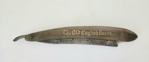 Vintage THE OLD ENGLISH RAZOR Straight Razor-Manhattan Cutlery ...