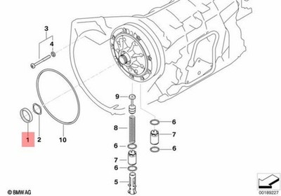 BMW Auto Transmission A5S 325Z Seal Input Torque Converter Genuine ...