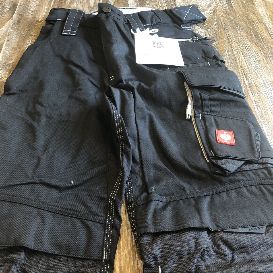 Engelbert Strauss Trousers Motion 2020 German Workwear Pants 40 UK Blk ...