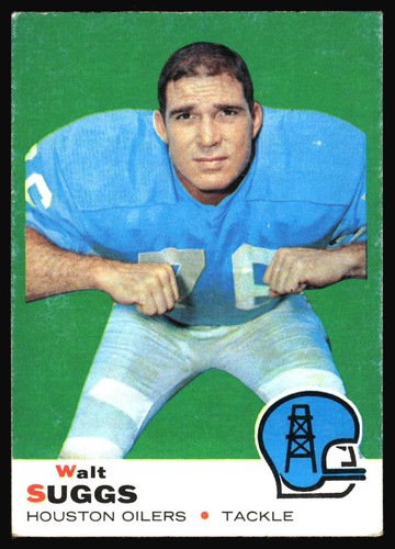 1969 Topps Walt Suggs #118 Houston Oilers | eBay