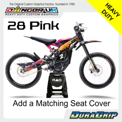 Sur-Ron Graphics, Surron Sticker Kit, Suron Decals, Seat Cover 28 Pink ...