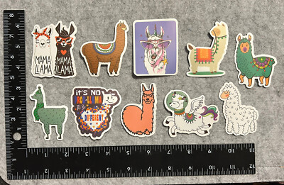 Lot of 10 Assorted Llama Stickers | eBay