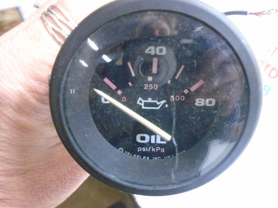 CD2 Teleflex Marine Gauges Trim Temp Oil 3-Pieces | eBay