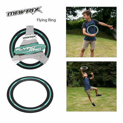 Mavrix Frisbee Ring Flying Black Rubber Aero Throwing Outdoor Family ...