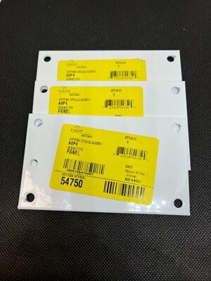 Hoffman A6P4 Panel for Junction Box, fits 6x4 Box,White,Mild Steel - 3 ...