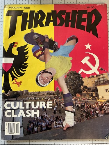 Thrasher magazine 1986 old-school skateboard skateboarding vintage | eBay UK