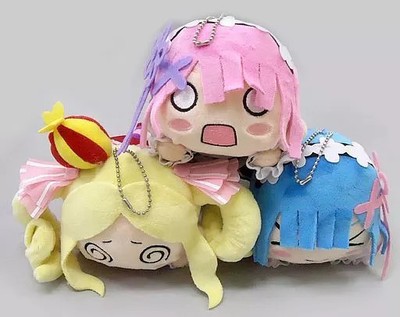 Lieberi Plush Set (3) Rum & Rem & Beatrice Re:Zero 2017 10x16cm | eBay