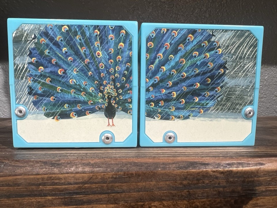 RARE ERIC CARLE ANIMAL SOUNDS OF THE WILD MATCHING BLOCKS SET VIDEO ...