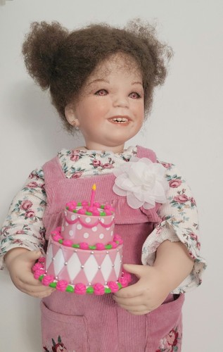 LIZZIE - 27" Handcrafted Porcelain Reproduction Doll | eBay