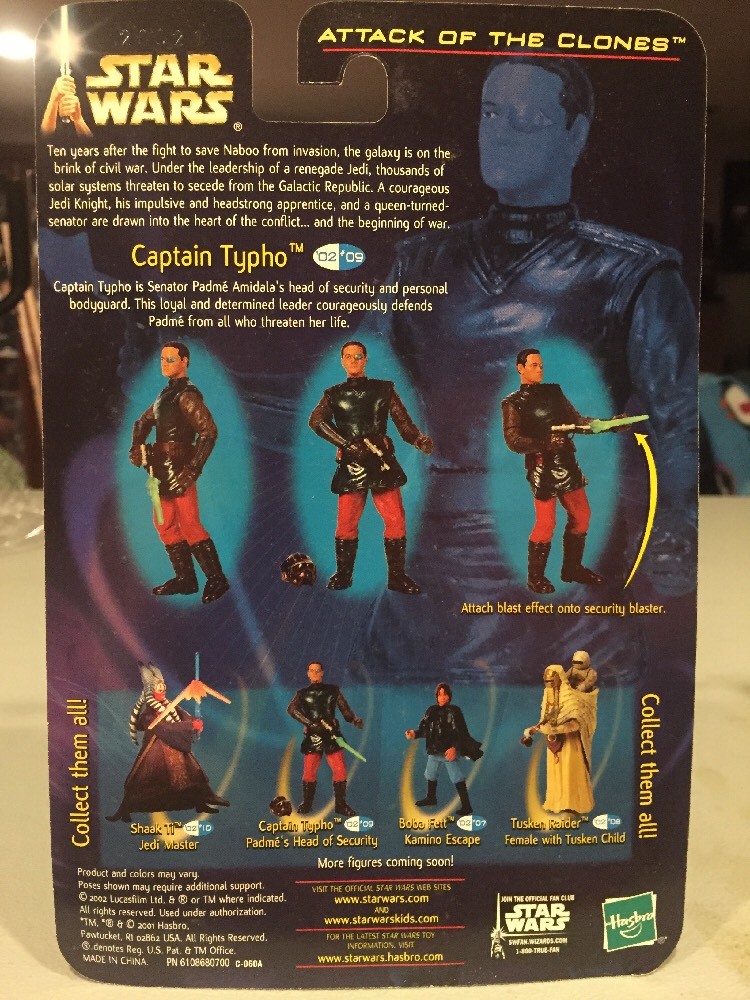 Captain Typho Attack of the Clones AOTC Star Wars Saga #09 FIRST ...