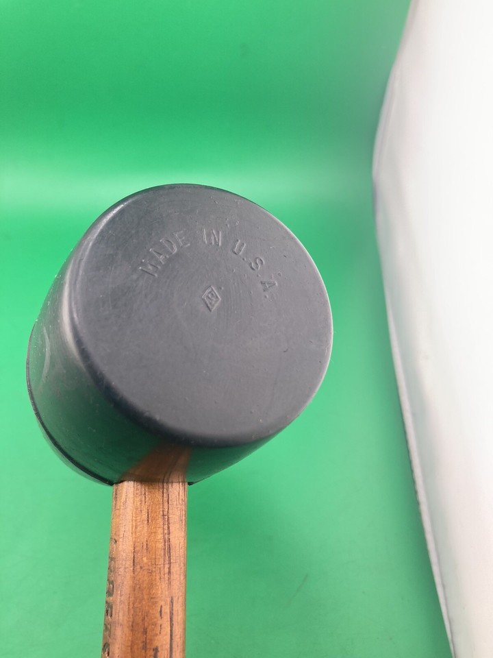 NOS Vintage Craftsman No. 2 Rubber Hammer Mallet # 45787 - USA New Old ...