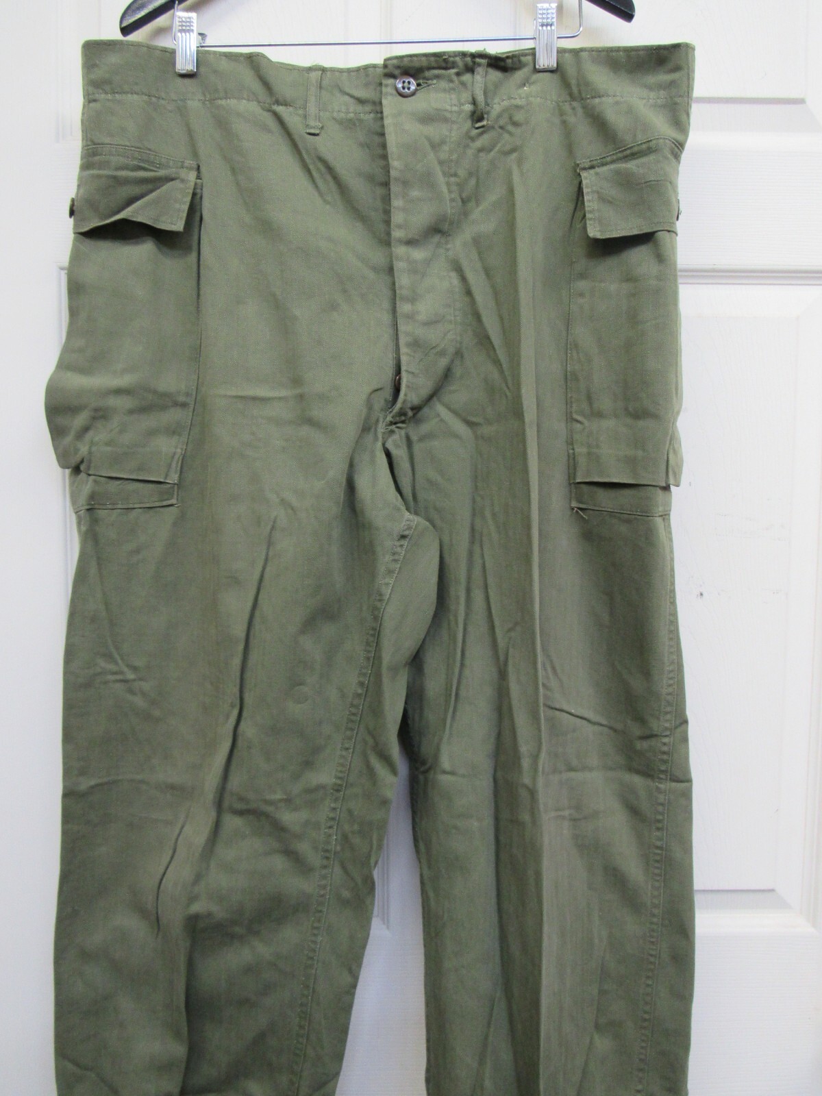 WW2 US HBT Trousers 2nd Pattern w/ Gas Flap Herringbo… - Gem