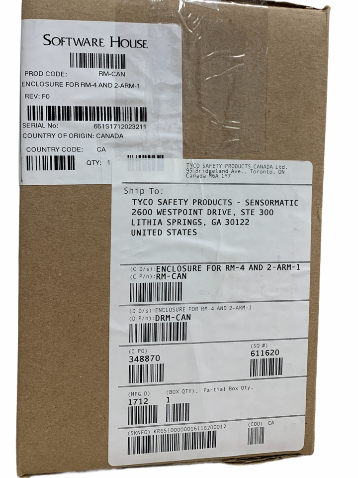 Tyco Software House RM-CAN Enclosure for RM-4 & 2-ARM-1 | eBay