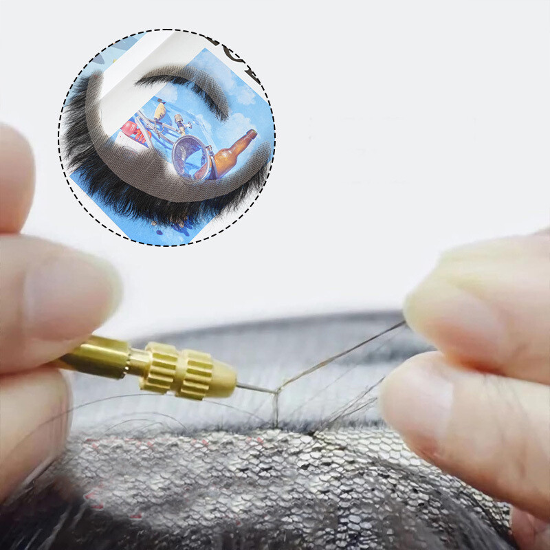 Seamless Lace Mustache Hand Made Human Hair Mustache Beard for Men ...