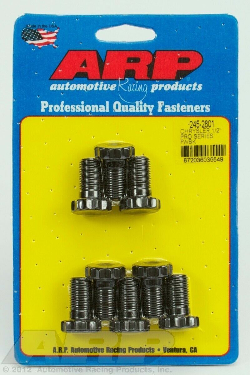ARP 245-2801 Black For Chrysler 1/2 pro series flywheel bolt kit | eBay