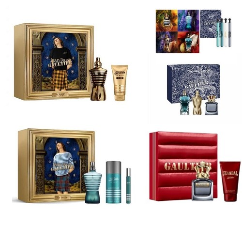 Jean Paul Gaultier Elixir Scandal gift set 50 75ml EDT Shower Gel Mini ...