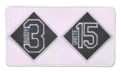 Jerry Grote / Bud Harrelson Memorial Jersey Patch ~ White ~ New York ...