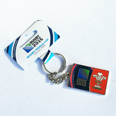 Rugby World Cup 2015 WALES WRU Dual Logo Key Ring | eBay