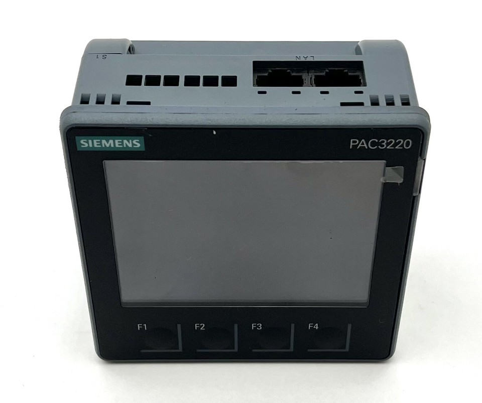 Siemens PAC3220 7KM3220-0BA01-1DA0 HW: E01 Panel Mount Unit -used ...