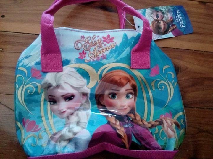 FROZEN ANNA ELSA ~ Purse Handbag Disney Licensed 20cm x 15cm Carry ...