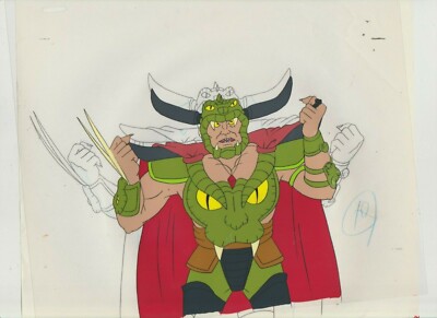 CONAN THE ADVENTURER Cartoon Animation 10.5x9" Cel 303 F-41 Wrath-Amon ...