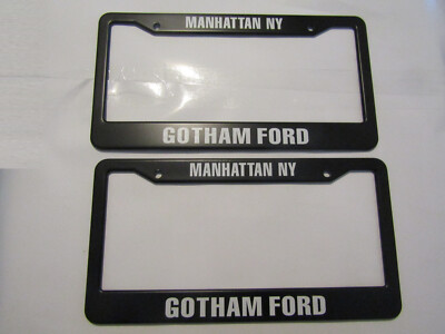 GOTHAM FORD MANHATTAN NY NEW YORK DEALERSHIP DEALER LICENSE PLATE ...
